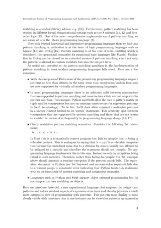 Pattern-Level Programming with Asteroid | PDF