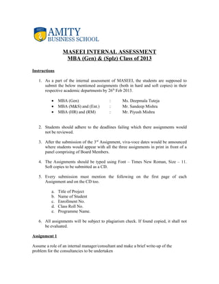 841cf maseei internal assesment | DOC
