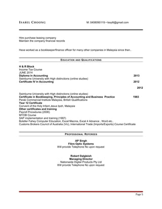 Isabel Choong_Resume | DOC