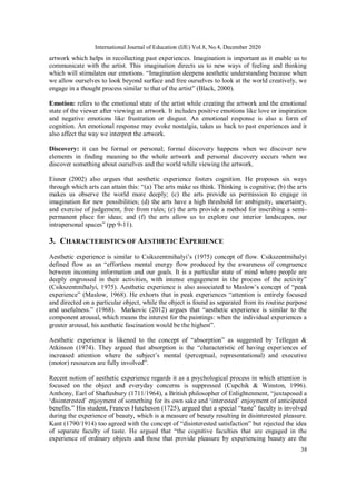 AESTHETIC INTELLIGENCE AND AESTHETIC EXPERIENCE IN CHILDREN | PDF