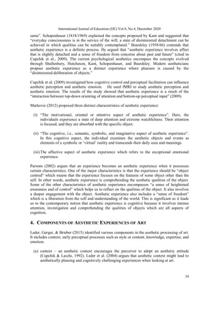 AESTHETIC INTELLIGENCE AND AESTHETIC EXPERIENCE IN CHILDREN | PDF