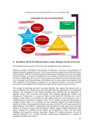 USE OF ICT TO ENHANCE THE LEARNING PROCESS IN HIGHER EDUCATION | PDF ...