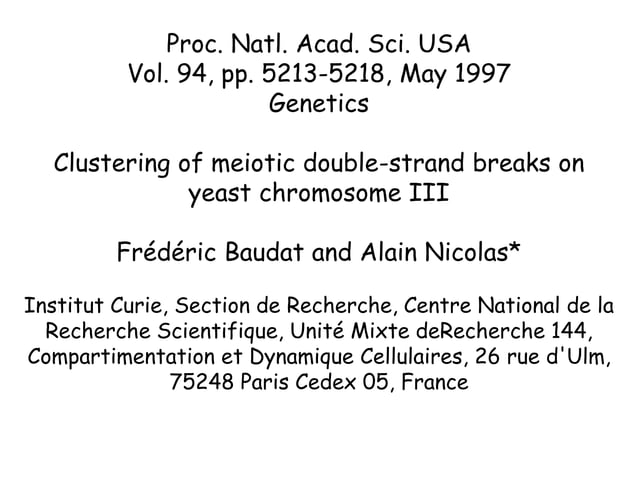 Models Of Recombination Models Of Recombination Ppt