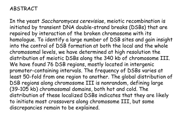 Models Of Recombination Models Of Recombination Ppt