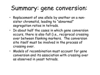 Models of recombination, Models of recombination | PPT