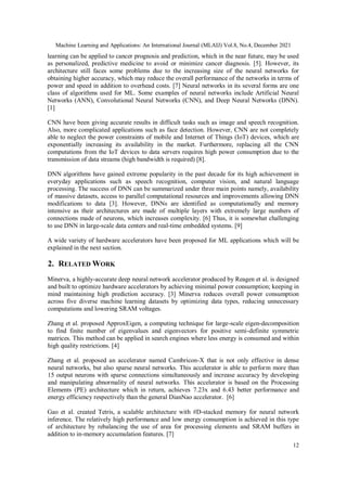 A SURVEY OF NEURAL NETWORK HARDWARE ACCELERATORS IN MACHINE LEARNING | PDF