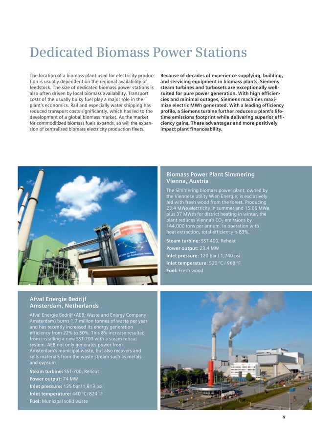 Steam Turbine - biomass | PDF