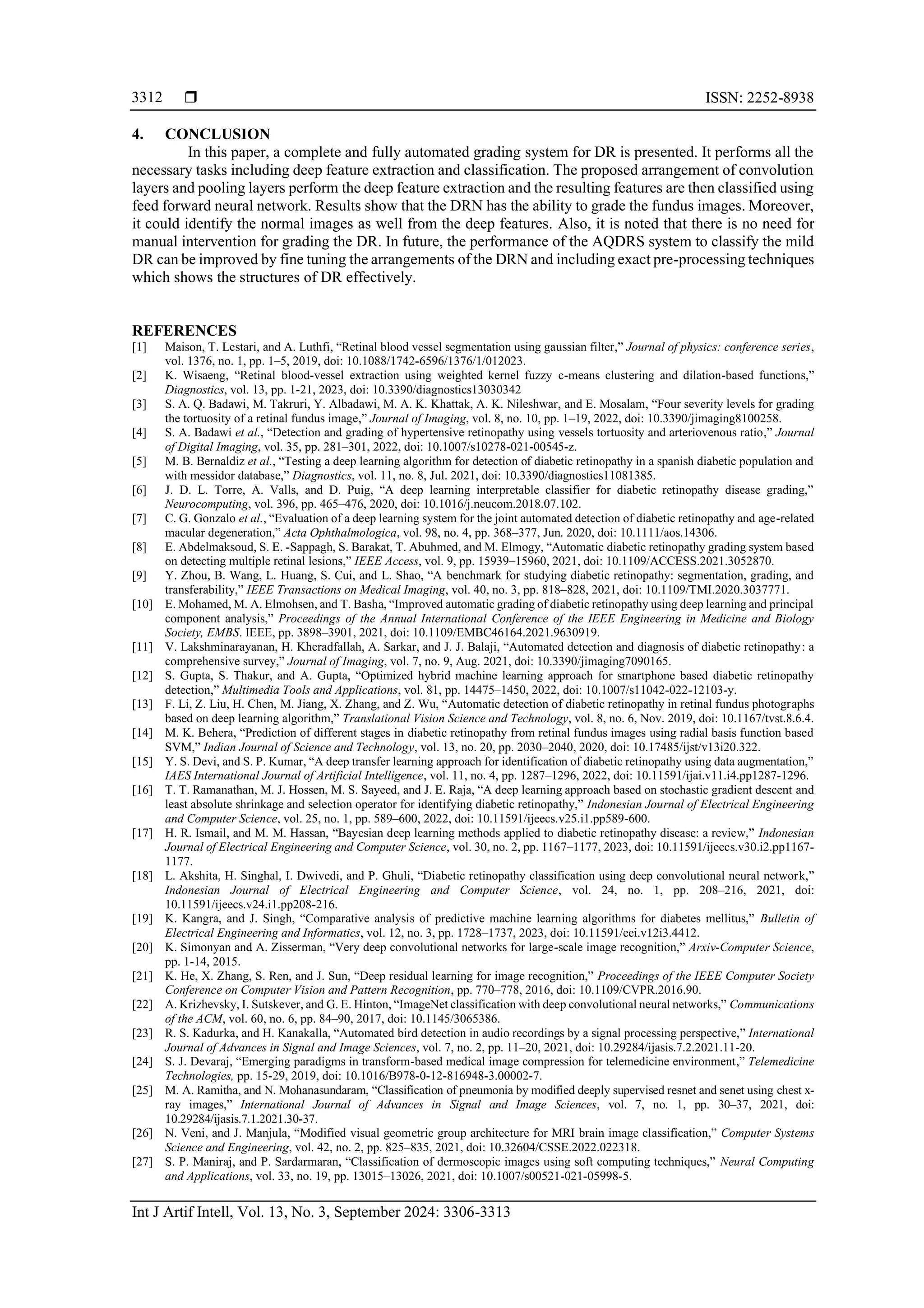 Deep retino-network for automatic quantification of diabetic ...