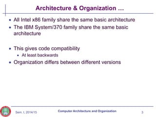Computer_Architecture_O_ECEG-3163_01_Introduction (1) | PPTX
