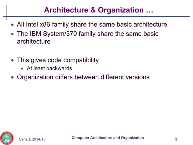 Computer_Architecture_O_ECEG-3163_01_Introduction (1) | PPTX