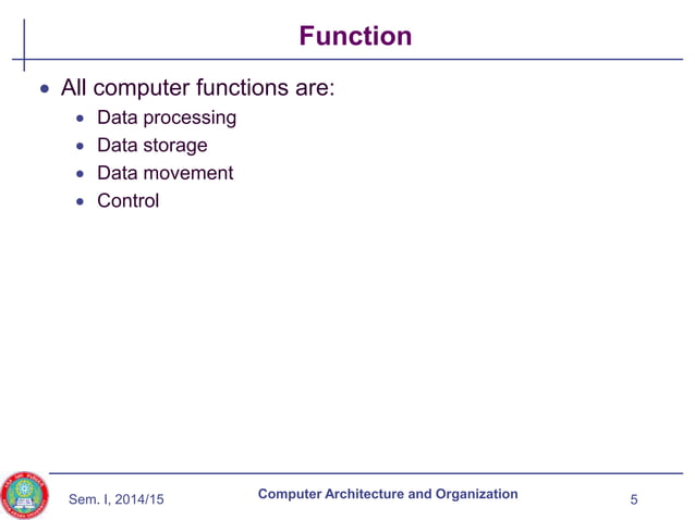 Computer_Architecture_O_ECEG-3163_01_Introduction (1) | PPTX