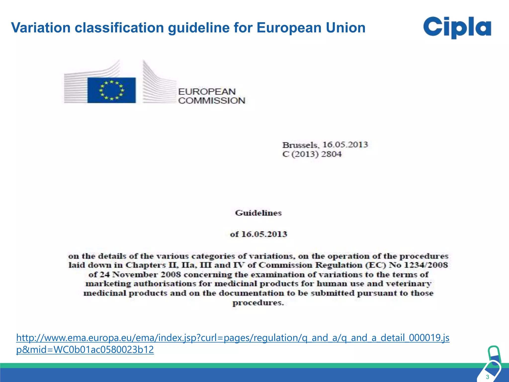 EU Variations & Renewals | PPTX