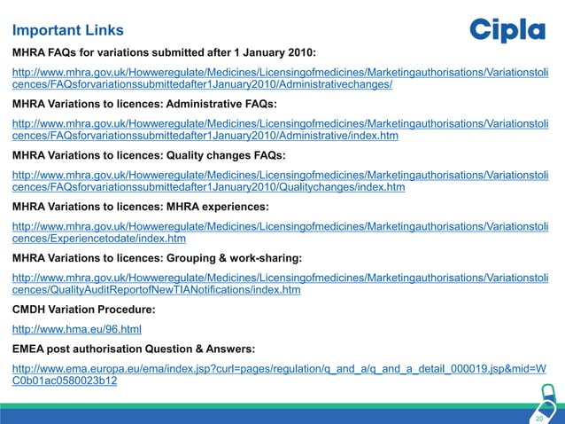EU Variations & Renewals | PPTX | Pharmaceutical Drugs | Medical Health