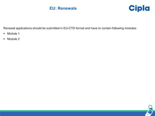 EU Variations & Renewals | PPTX
