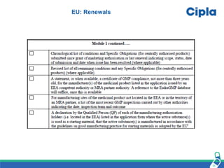 EU Variations & Renewals | PPTX