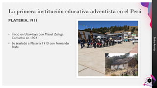 Historia de la Pedro Armijo Iglesia Adventista en el Perú | PDF