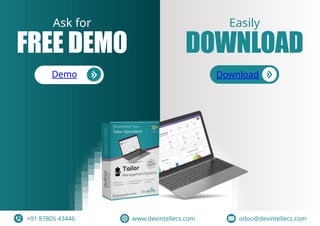 Comprehensive Tailor Management System in Odoo for Efficient Order | PPTX