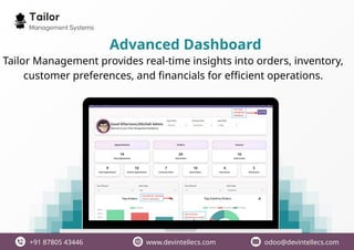 Comprehensive Tailor Management System in Odoo for Efficient Order | PPTX