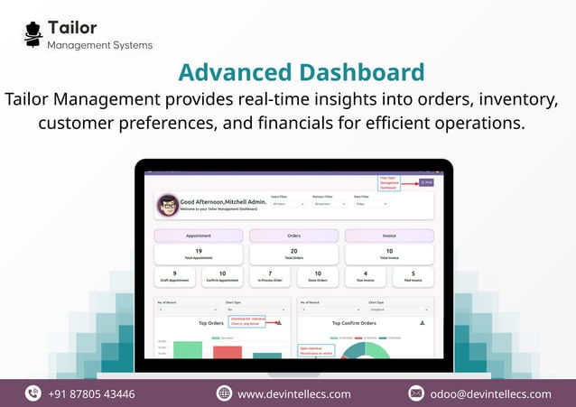 Comprehensive Tailor Management System in Odoo for Efficient Order | PPTX