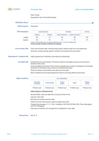 CV-Europass-AndradeBasílio-EN | PDF