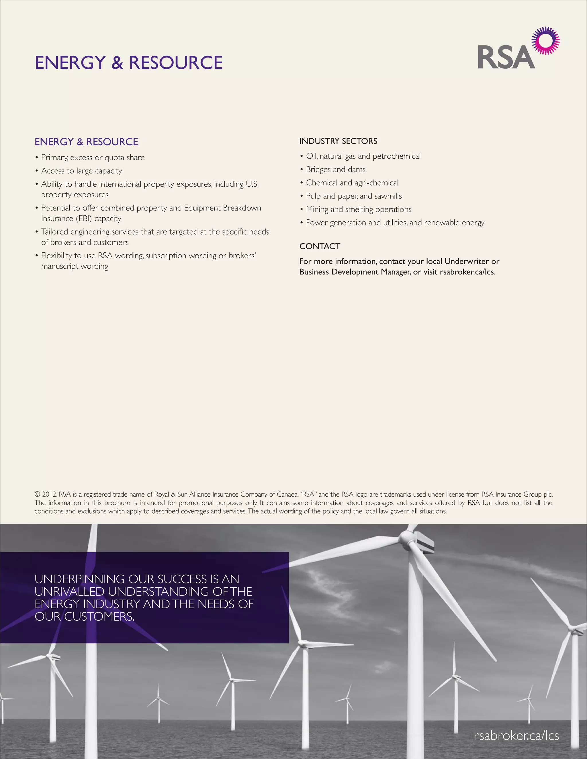 RSA Energy & Resource | PDF | Financial Industry | Industries