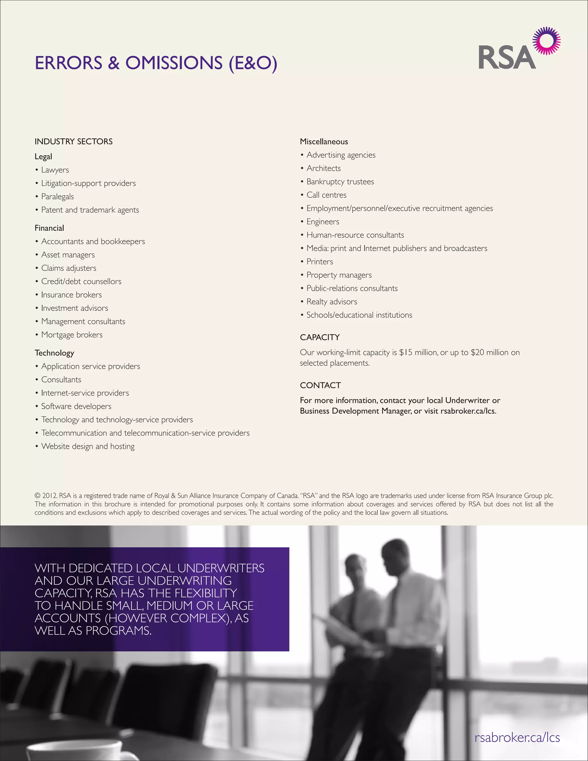 RSA Errors & Ommisions | PDF