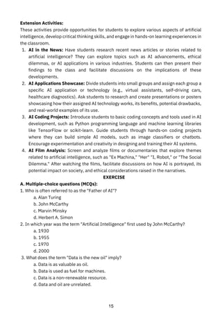 AI_Student_HandbookXI FOR CLASS XI cbses | PDF