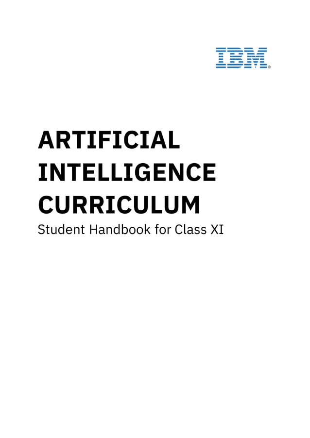 AI_Student_HandbookXI FOR CLASS XI cbses | PDF