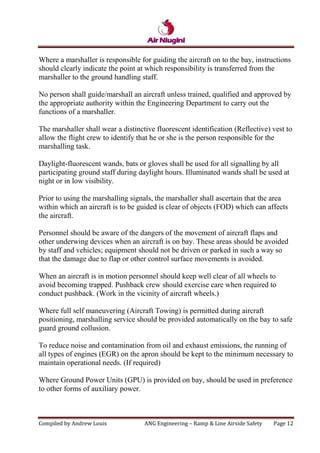 Procedure for Safe Ground Handling Practices - (Sample for Edition) | PDF