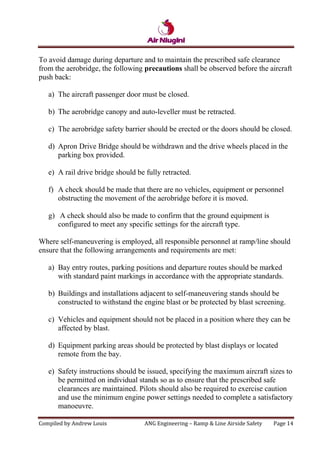 Procedure for Safe Ground Handling Practices - (Sample for Edition) | PDF