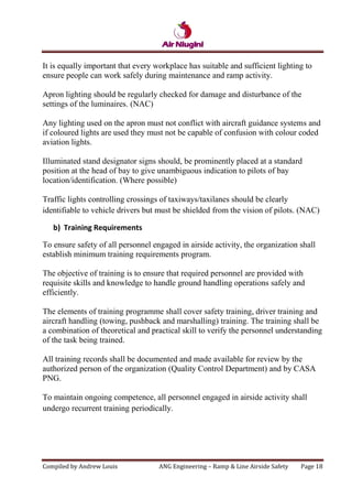 Procedure for Safe Ground Handling Practices - (Sample for Edition) | PDF