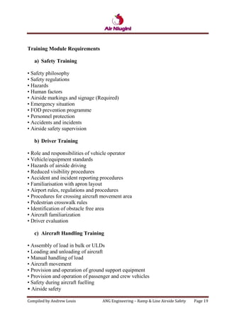 Procedure for Safe Ground Handling Practices - (Sample for Edition) | PDF