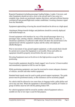 Procedure for Safe Ground Handling Practices - (Sample for Edition) | PDF