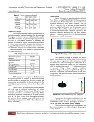 A Simulation Study on Warpage Analysis of Injection Moulded Plastic ...