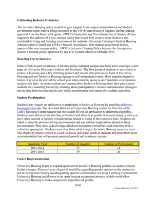 Inclusive Housing | PDF
