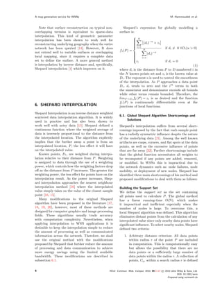 Interpolation Techniques for Building a Continuous Map from Discrete Wireless Sensor Network ...