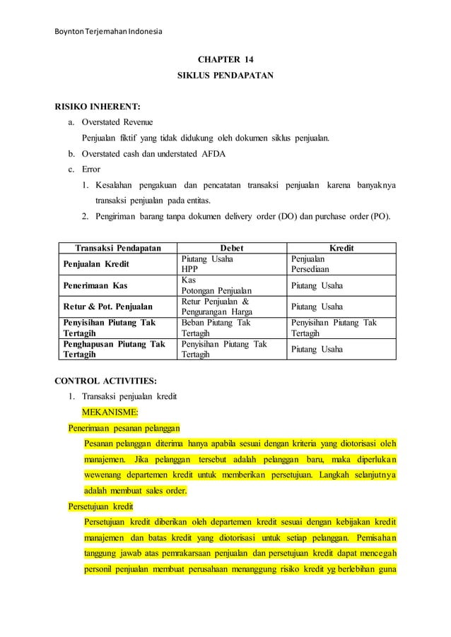 rangkuman audit 2 uts | PDF