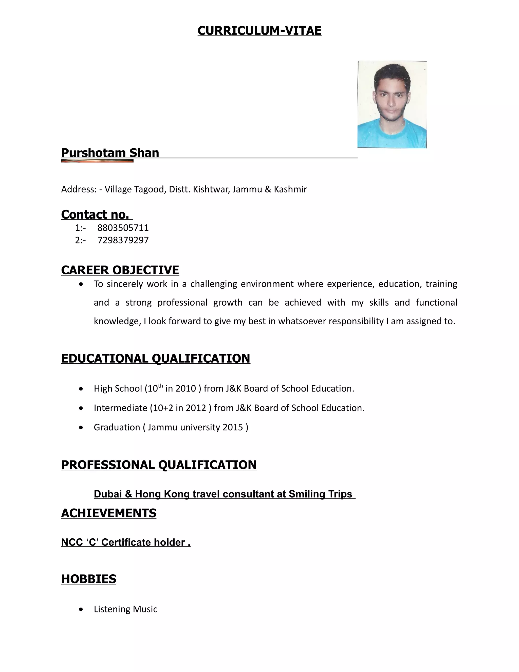 shan resume pdf | PDF