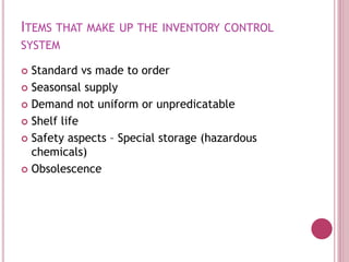 ABC Analysis and Inventory Control Entrepreneurship Class 12 CBSE | PPTX