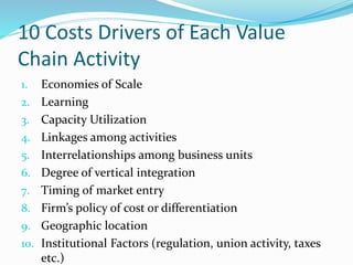 Porter's Value Chain | PPTX