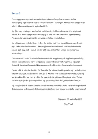 Masteroppgave Tine Vivoll | PDF