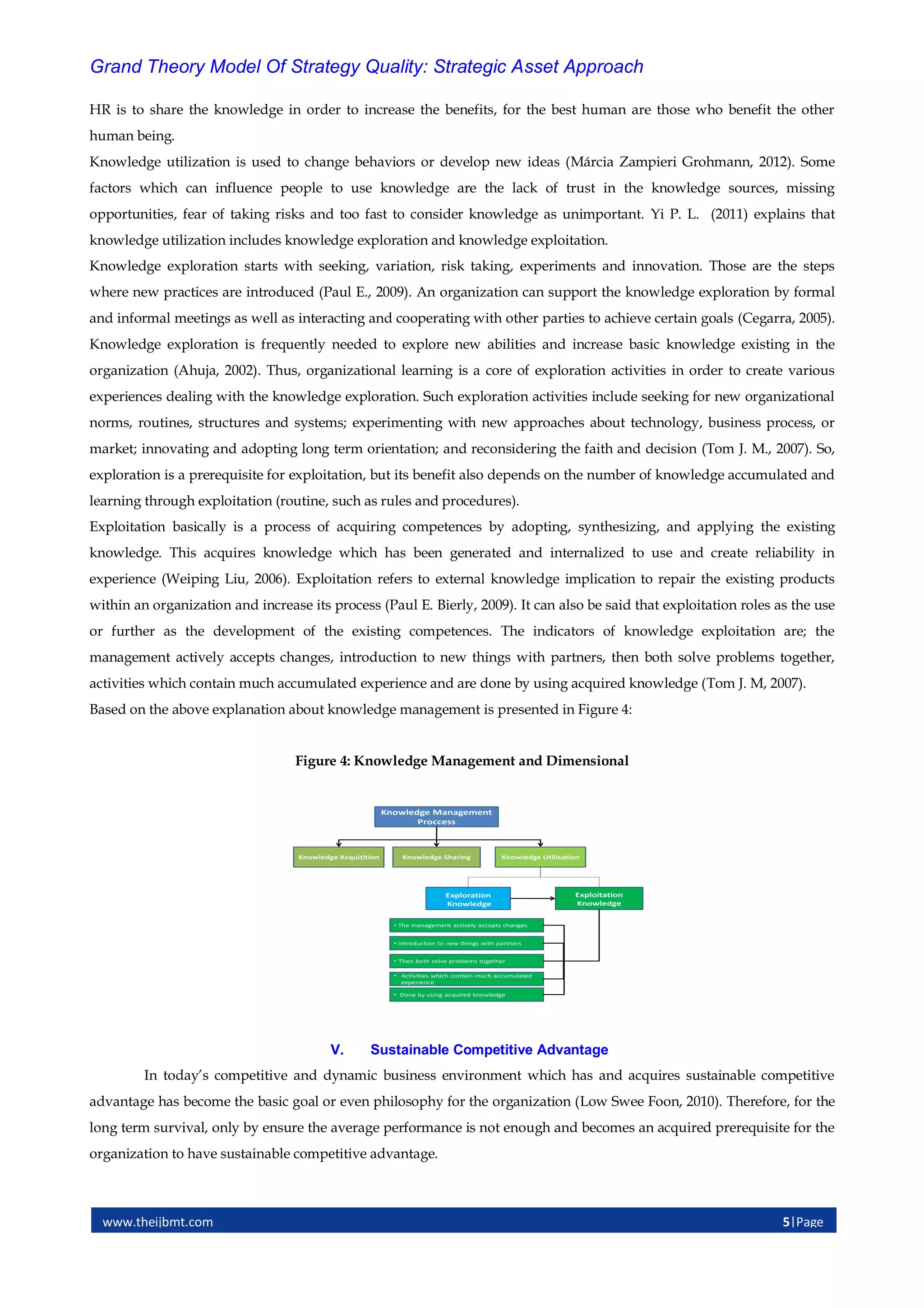 Grand Theory Model Of Strategy Quality: Strategic Asset Approach | PDF
