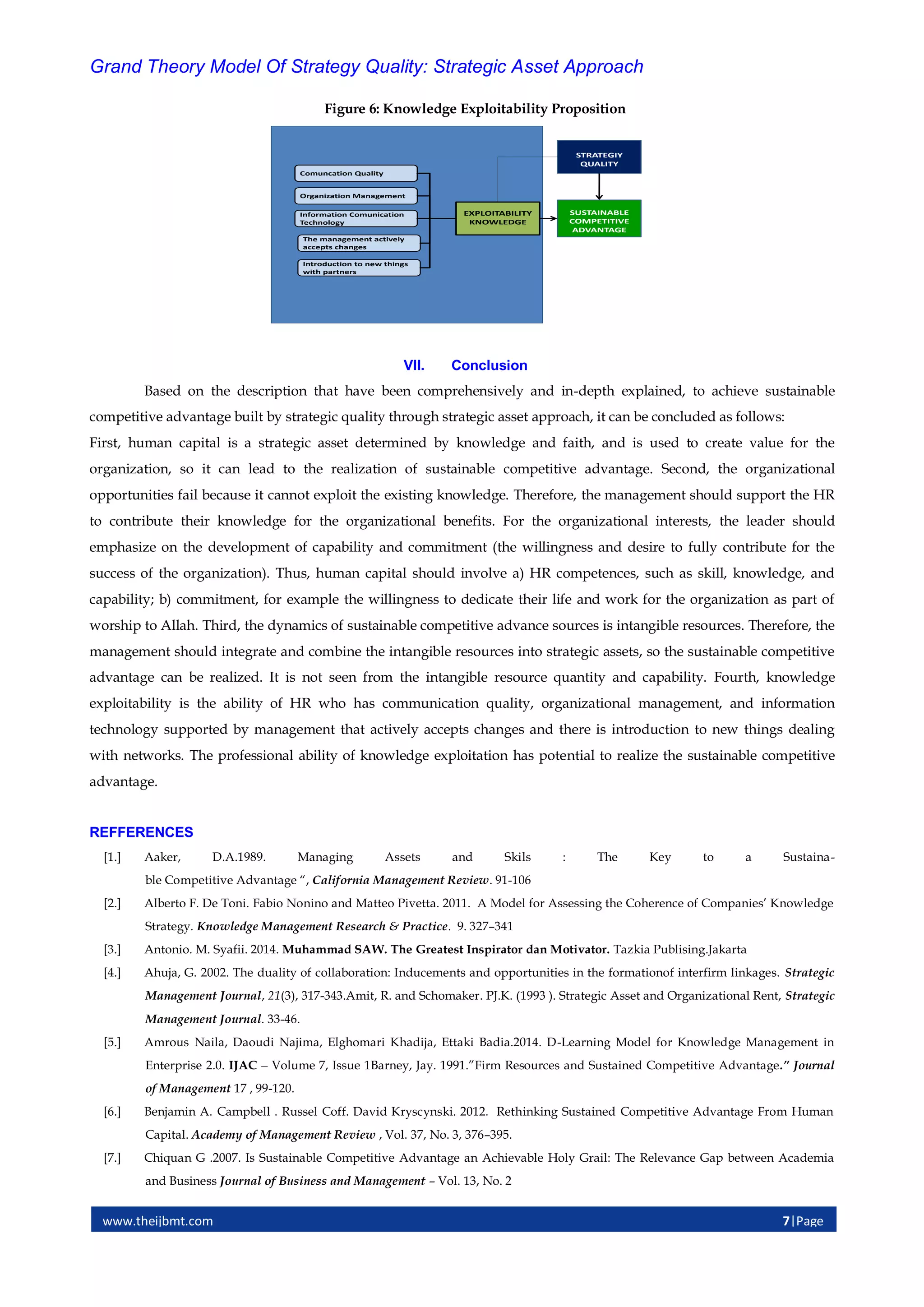 Grand Theory Model Of Strategy Quality: Strategic Asset Approach | PDF