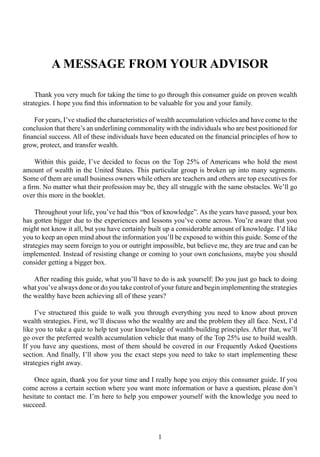 Consumer Guide - Proven Wealth Strategies | PDF