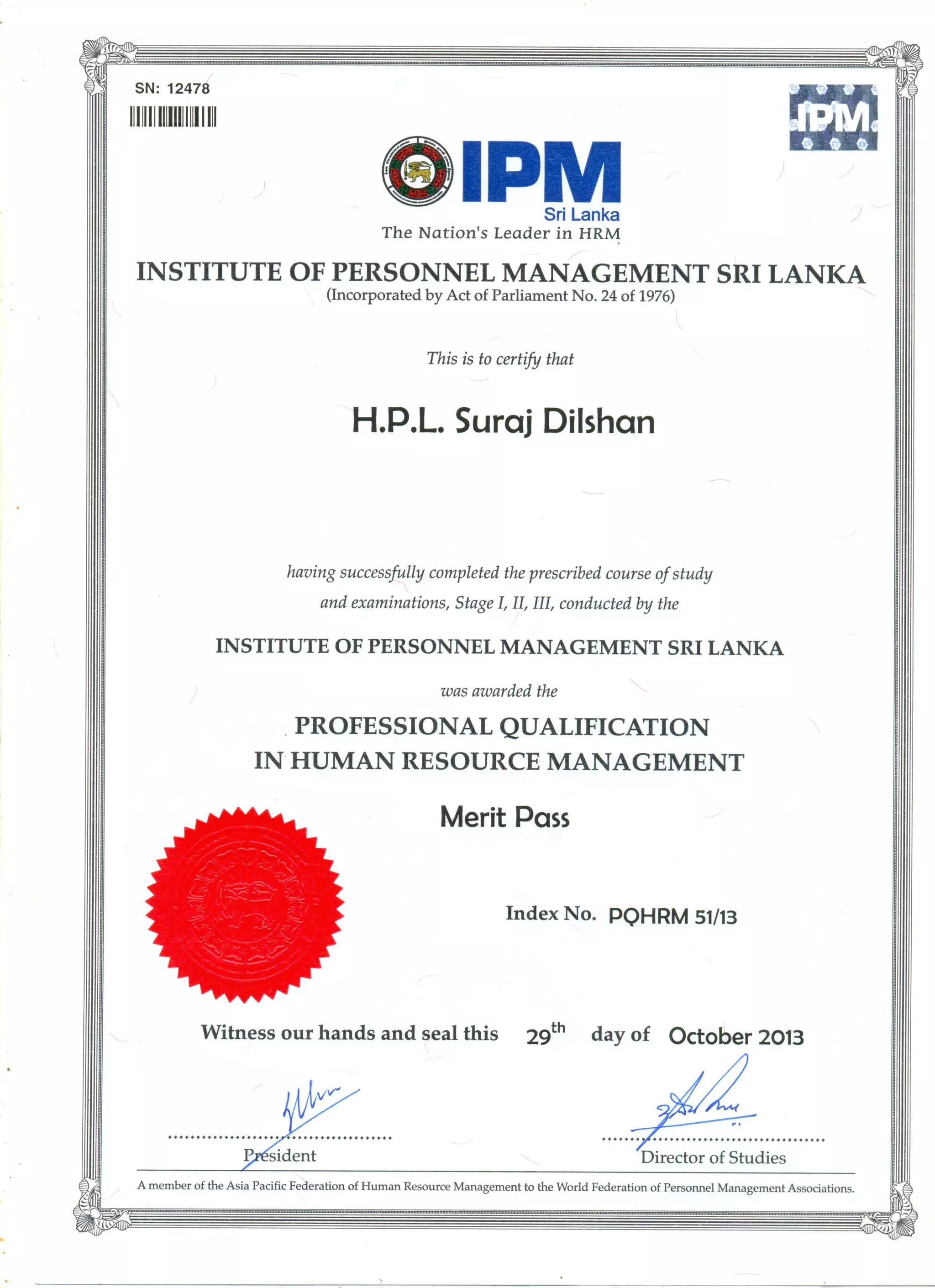 PQHRM & TRANSCRIPT0001 | PDF