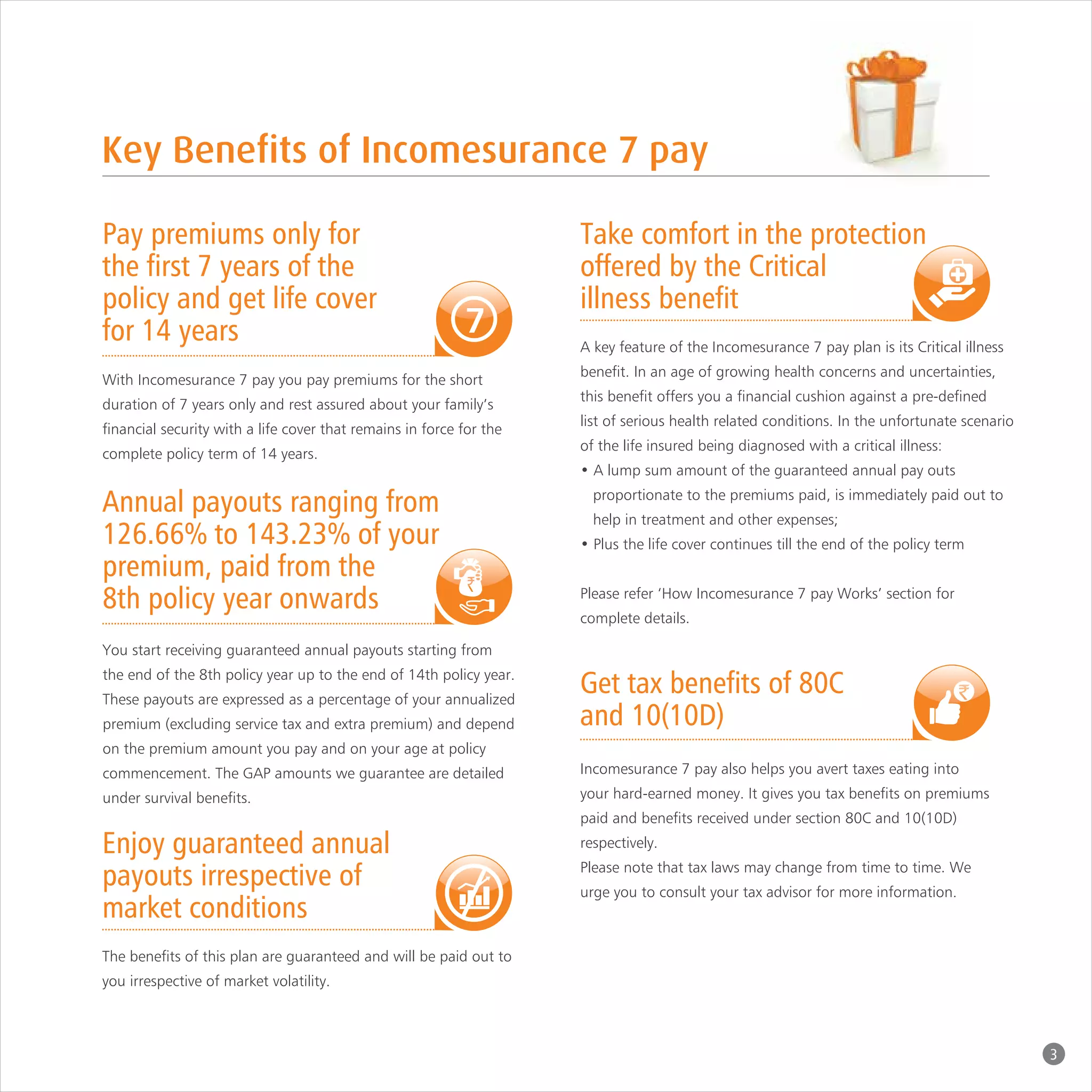 IDBI Federal Incomsurance 7 Pay Brochure | PDF