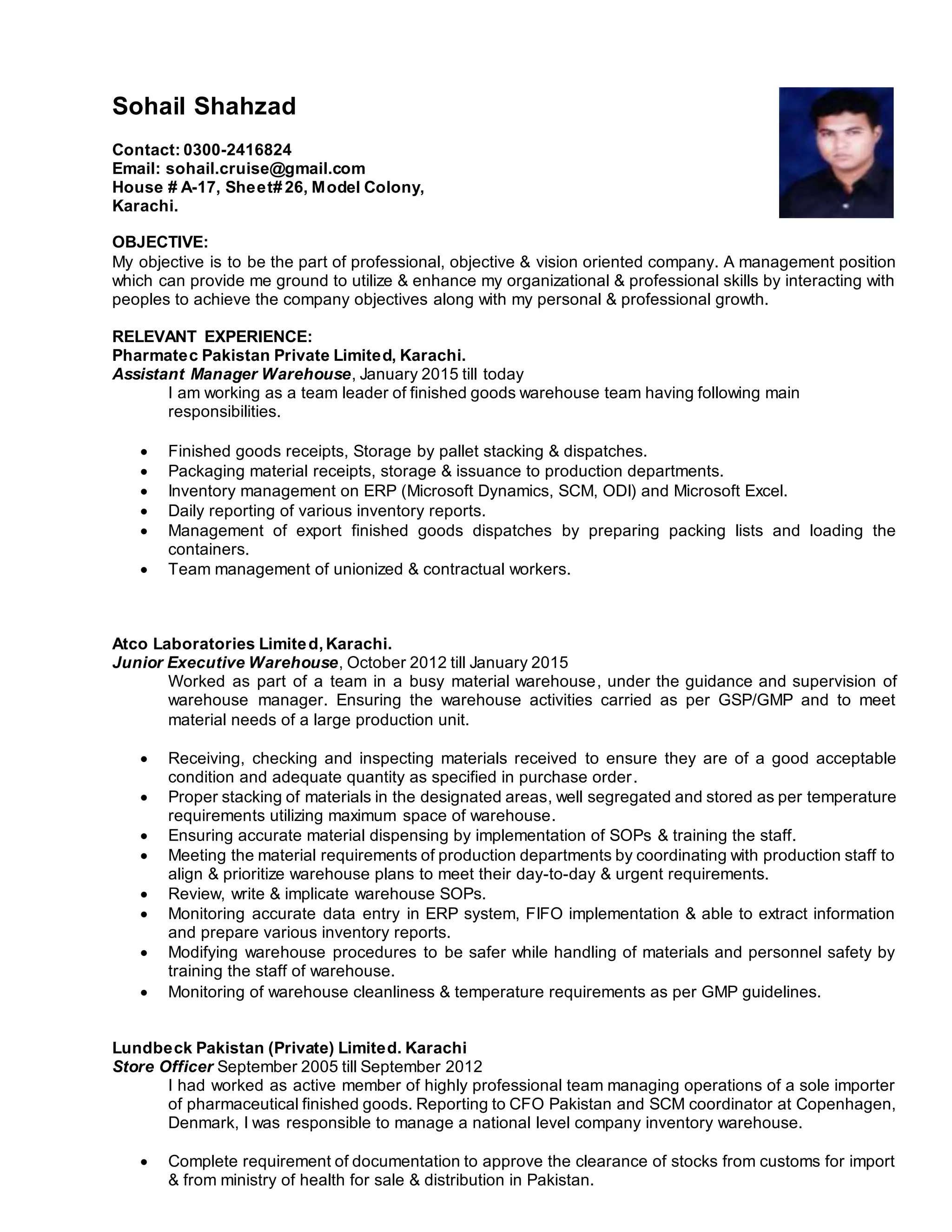 Sohail Resume_1 | DOCX