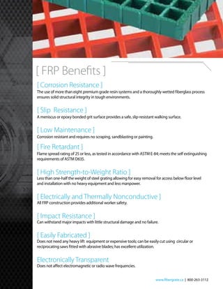 FRP vs Steel - A Look At The Benefits of FRP | PDF