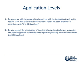 GRI G4 Draft Guidelines on Sustainability Reporting - for consultation ...