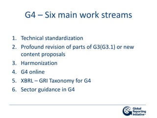 GRI G4 Draft Guidelines on Sustainability Reporting - for consultation ...
